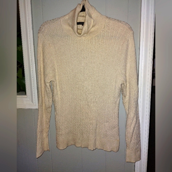 JEANNE PIERRE | Sweaters | Jeanne Pierre Cream Turtleneck Sweater ...